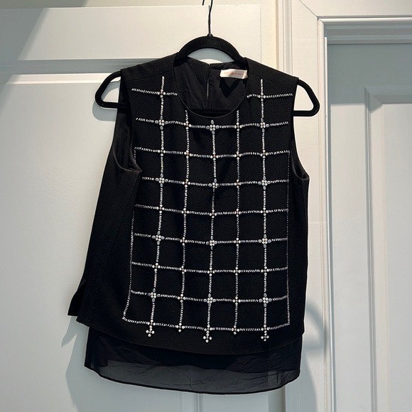 Tory Burch | Tops | Tory Burch Fun Black Top | Poshmark